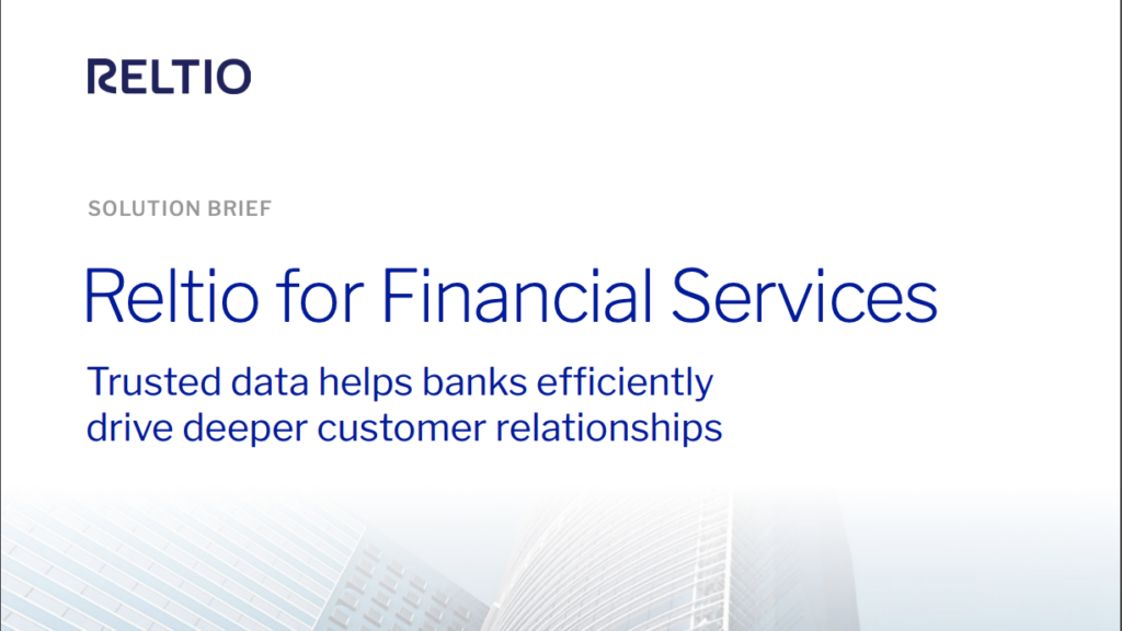 Reltio for Financial Services - Reltio
