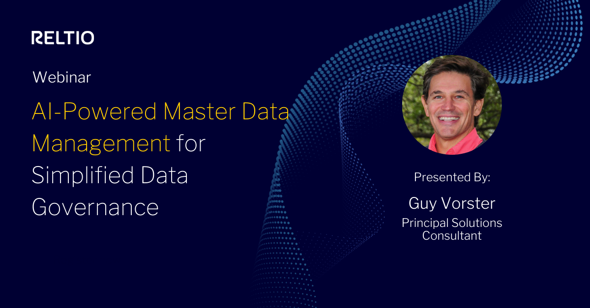 AI-Powered Master Data Management for Simplified Data Governance - Reltio