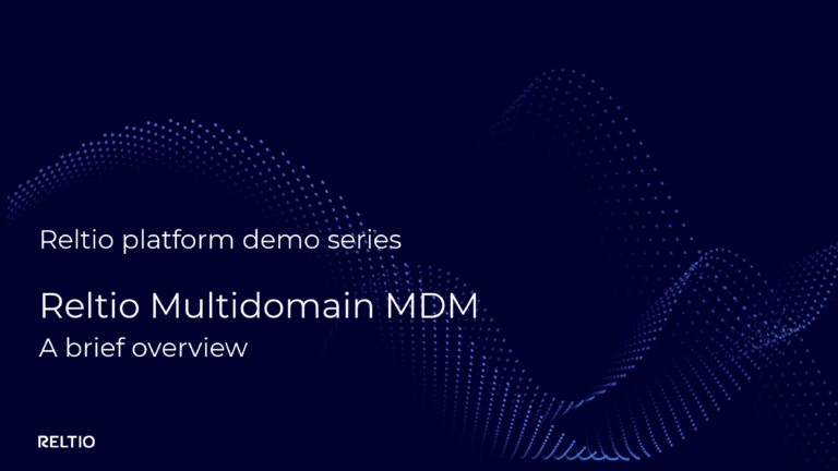 Platform Overview - Reltio