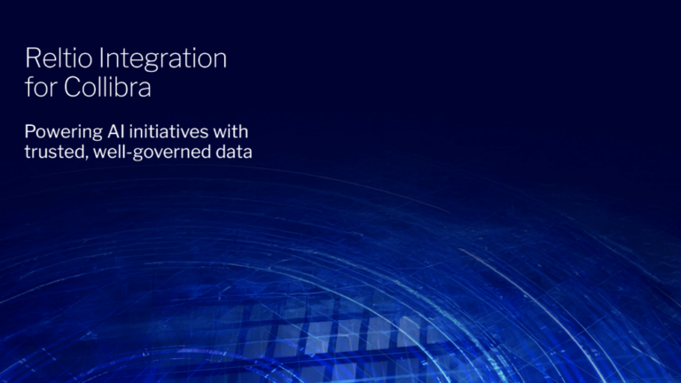 Reltio Integration for Collibra - Reltio